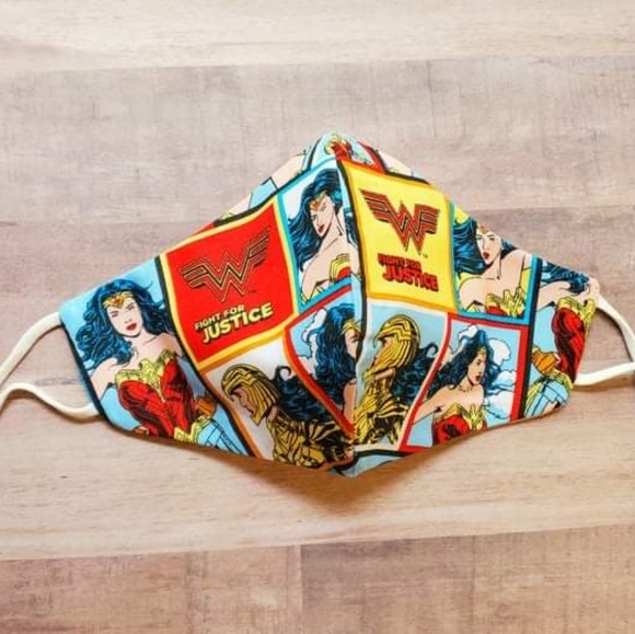 Handmade | Other | Face Mask Wonder Woman Hero | Poshmark
